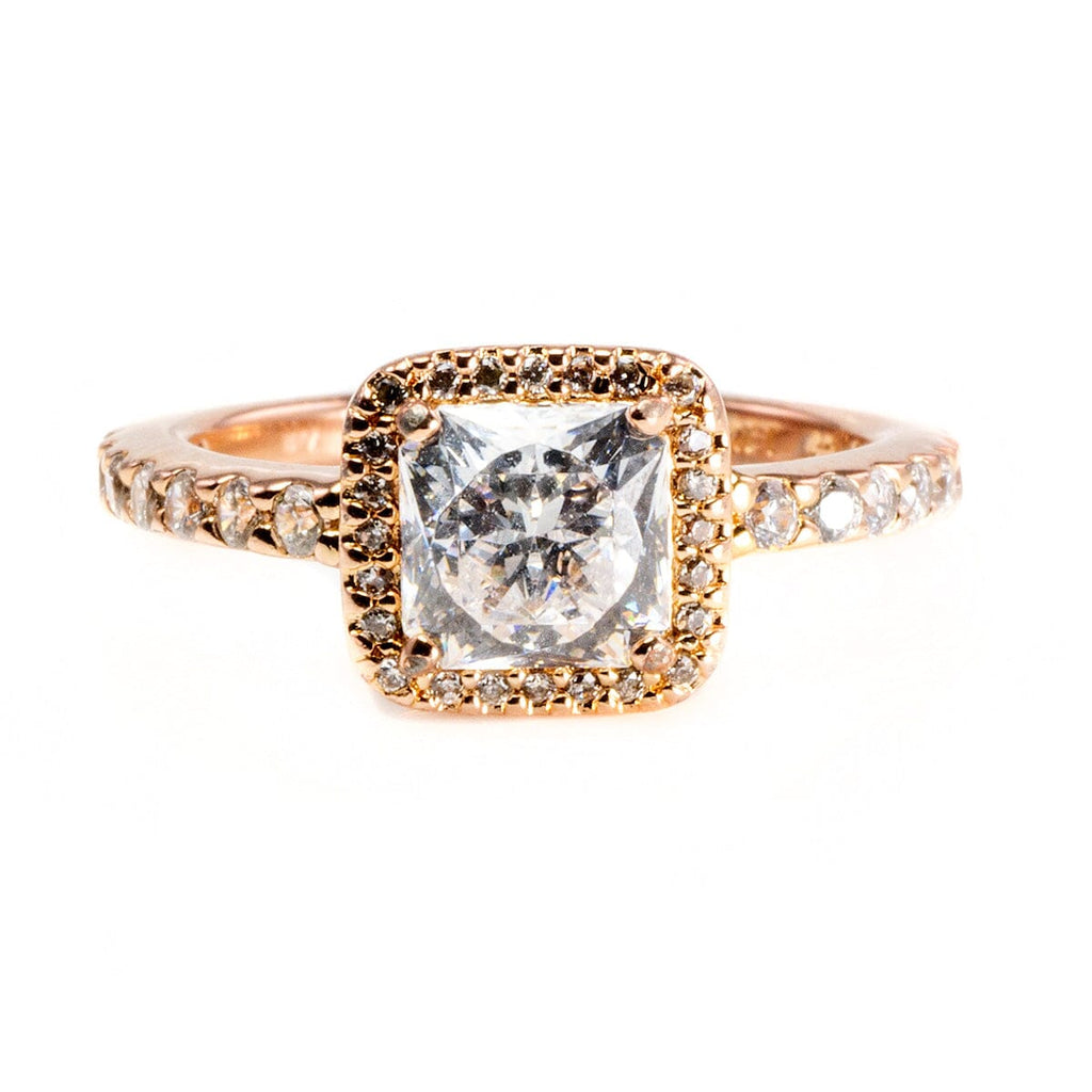 Pandora Rose Plated Halo Ring